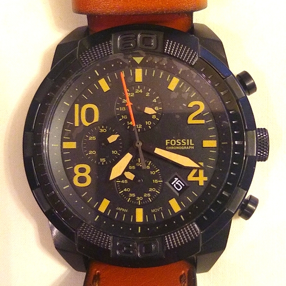 Fossil | Accessories | Fossil Bronson Chronograph Analog Mens Watch ...
